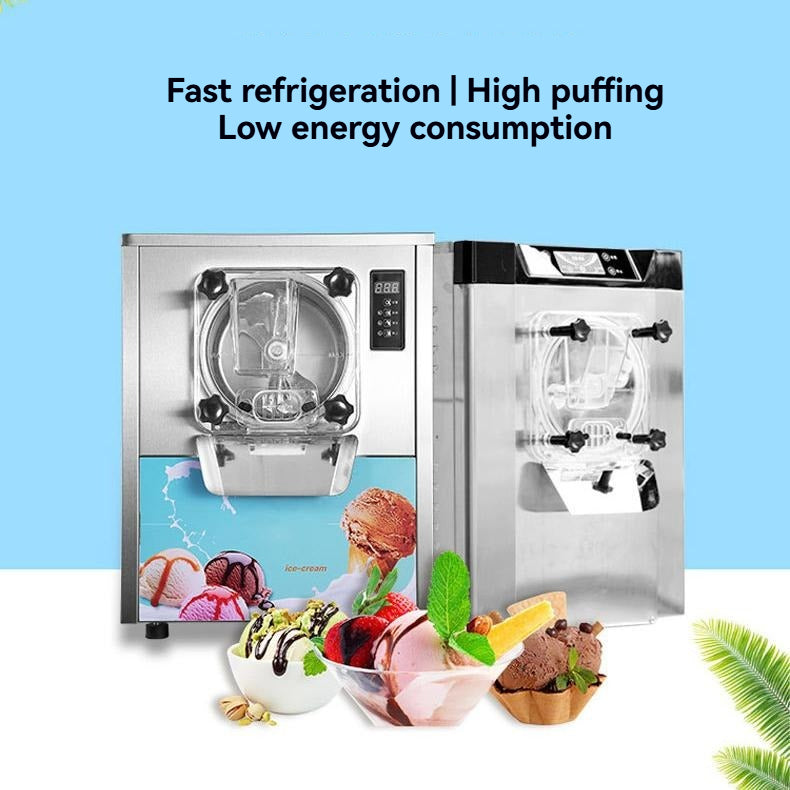Hard ice cream machine, commercial fully automatic Italian digging bal ...