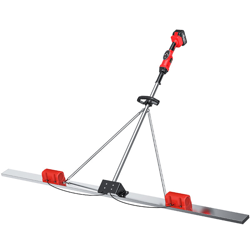 Electric Level Floor Vibration Ruler Mortar Vibrator Screed Concrete L ...